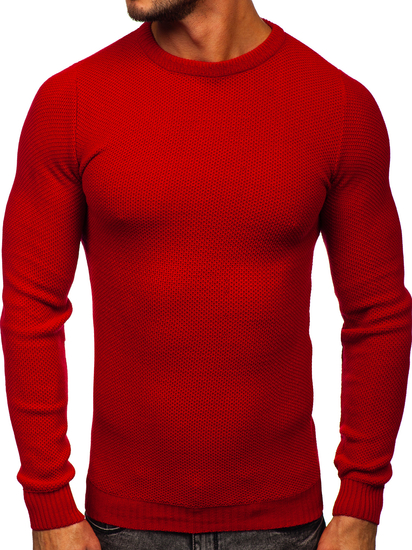 Bolf Herren Pullover Rot 4629