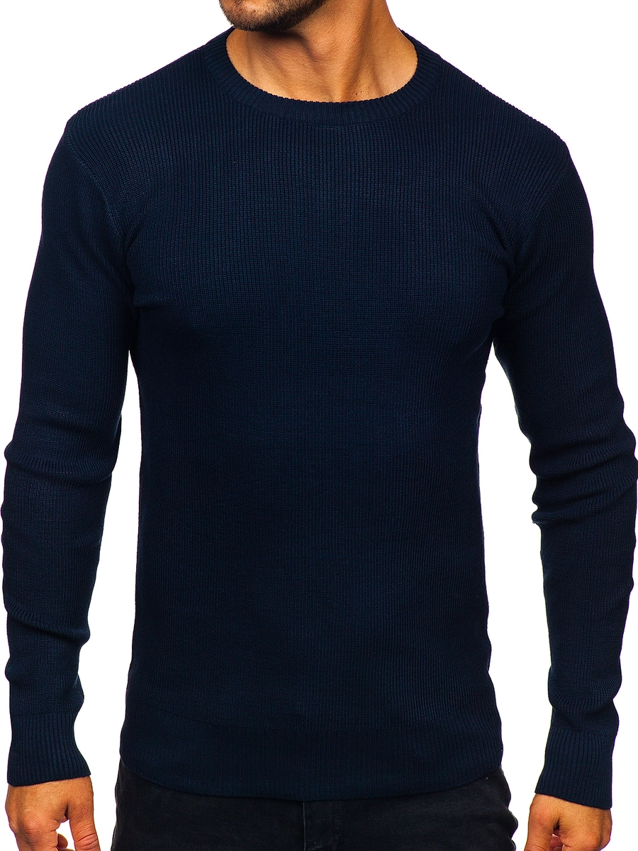Herren Pullover Dunkelblau Bolf S8750 - Bolf.de