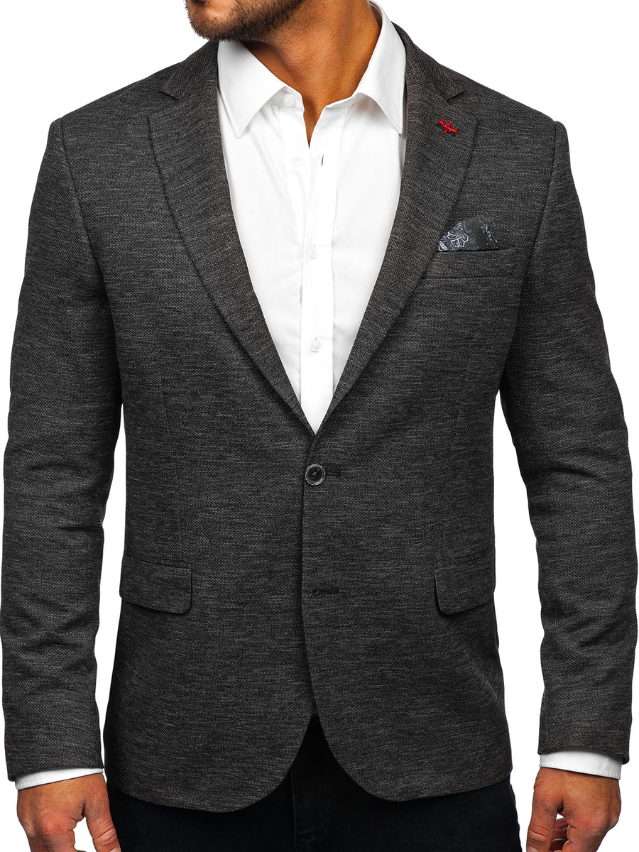 Herren Sakko Elegant Anthrazit Bolf 021 - Bolf.de