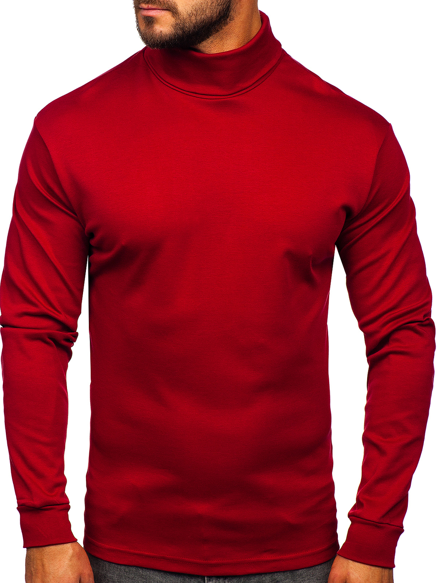 Herren Rollkragenpullover Weinrot Bolf 145347-1 - Bolf.de